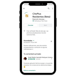 Aplicación residentes – Citoplus